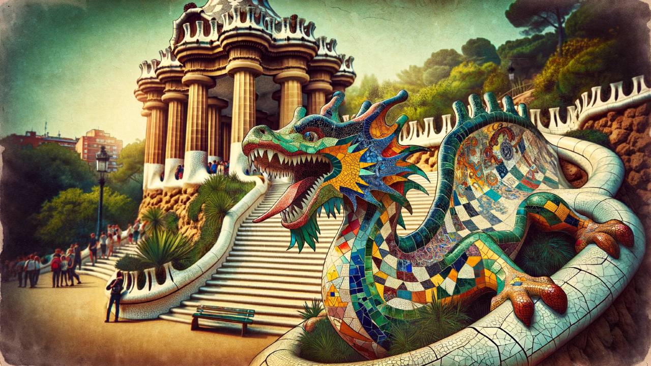 El dragón del Parc Güell: un símbolo de Barcelona lleno de misterio y ...